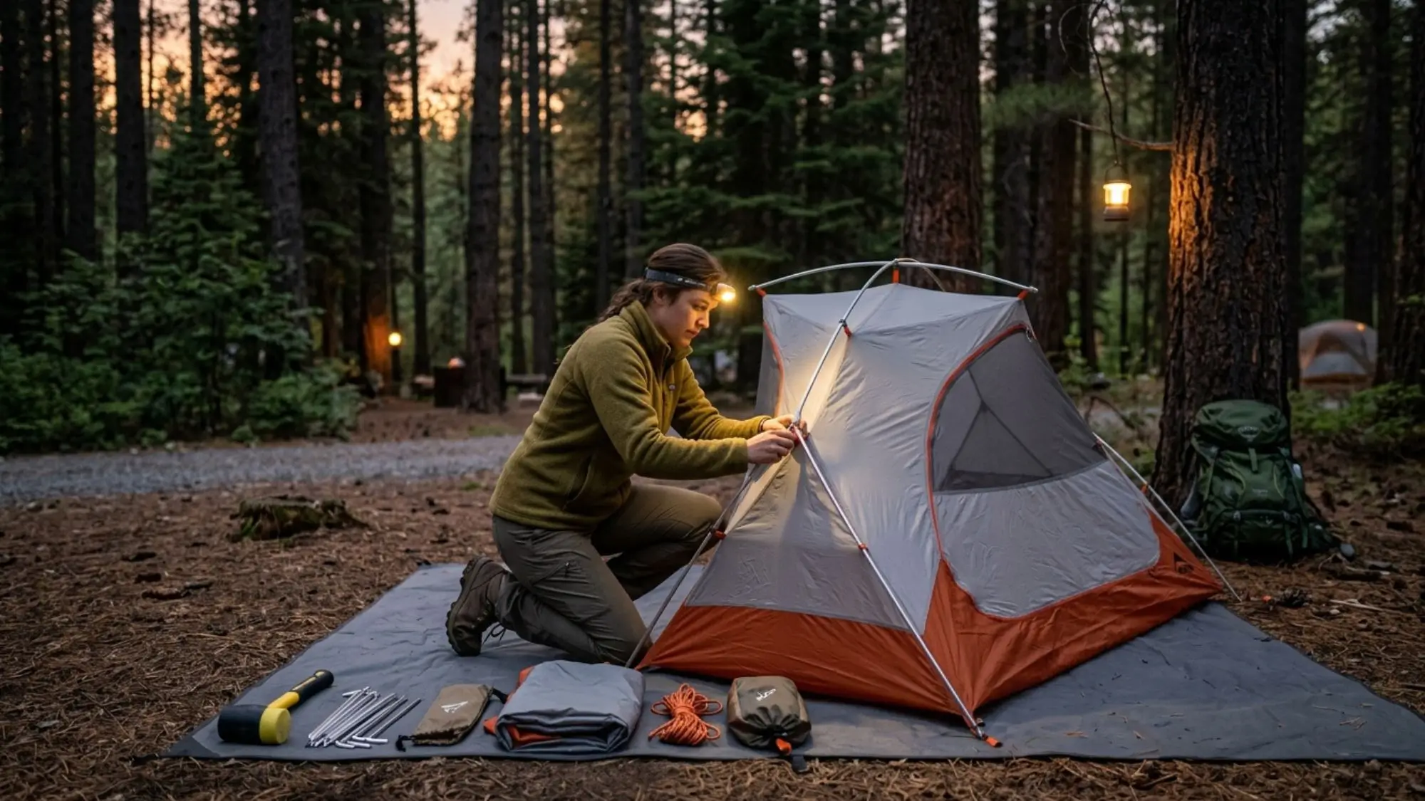 How to Pitch a Tent for Beginners:That Keep You Dry and Calm
